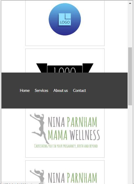 html how to make grid responsive overlapping content