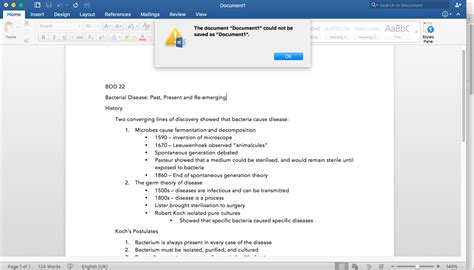 cannot save word document this is not a valid file name