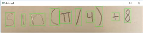 [solved] opencv detecting a single symbol with multiple bounding boxes