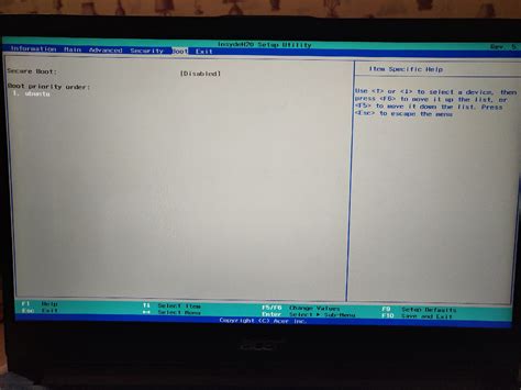 install windows 10 on acer swift 3 from bootable usb flash drive