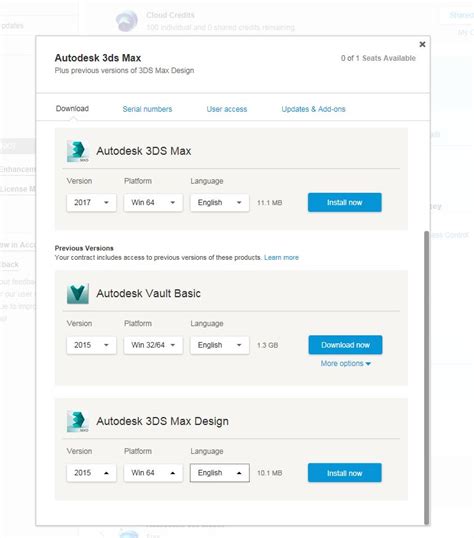 requesting a previous version license autodesk community