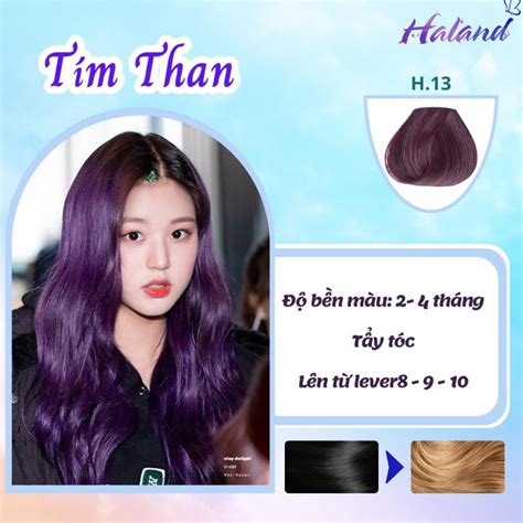 Mẹo Vặt Chọn Màu Bảng Màu Nhuộm Tóc Tím đen Phù Hợp Với Từng Kiểu Tóc