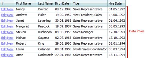 data row asp mvc extensions devexpress documentation