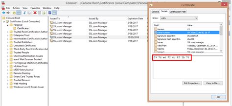 fix the iis 7 no private key error message