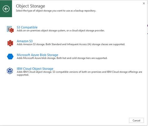step by step to use veeam archive on premises data to azure blob veeam