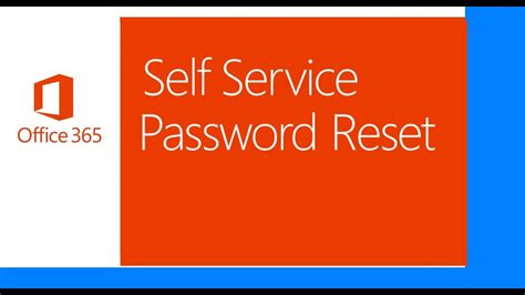 self service password reset in azure sspr youtube