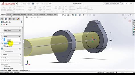 solidworks tutorial how to make camshaft youtube