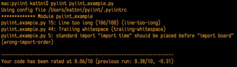 pylint errors improve your code with pylint and black adafruit