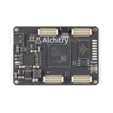 alchitry au fpga development board xilinx artix 7 dev 17514