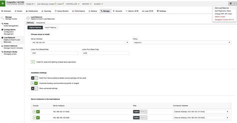 how to deploy highly available postgresql with single endpoint for