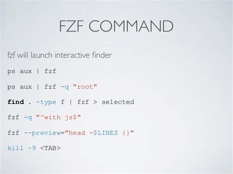 useful shell commands