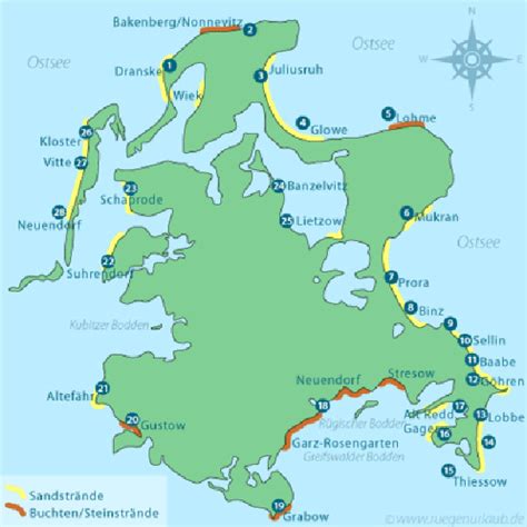 Die Schönsten Badestrände Auf Rügen Sandstrände Fkk