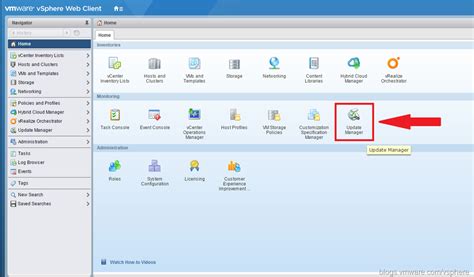vsphere update manager vum 6 0 1 web client integration