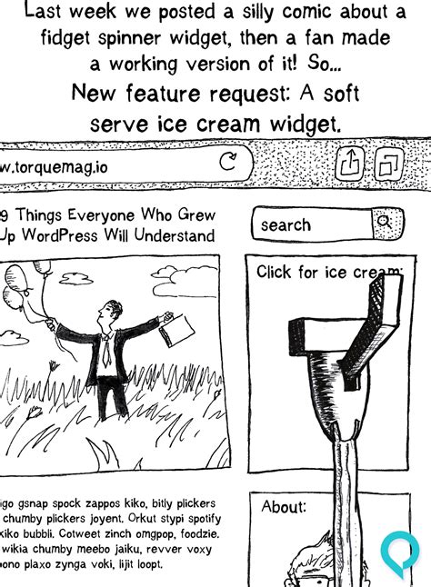 torque toons ice cream widget