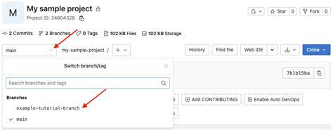 tutorial make your first git commit gitlab