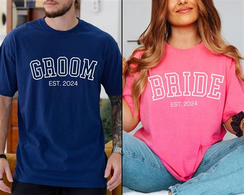 Bride And Groom Shirts Bridal Party Shirts Wedding Party Shirt