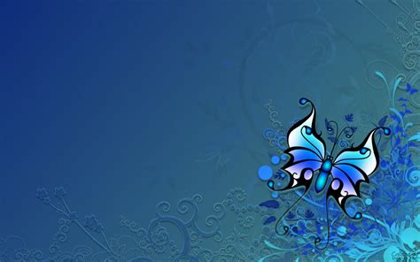 Free Download Blue And Black Butterfly 41 Widescreen Wallpaper