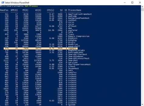 how to end a process with powershell