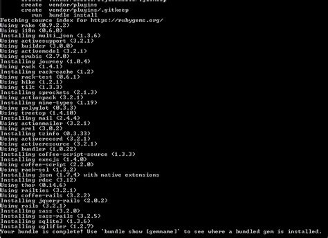 ruby on rails how to handle and use rubygem bundle on windows stack
