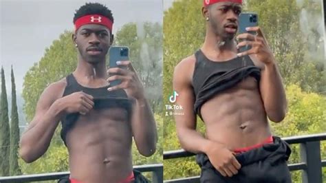 Watch Lil Nas Xs Shamelessly Arousing Thirst Trap From Tiktok