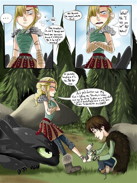 Hiccstrid Comic P 1 Toothless How To Train Your Dragon How Train