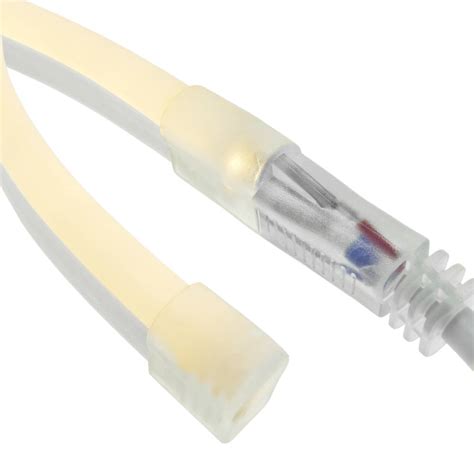 Tira Luz Flexible Led Neón Flex Lnf 16x8mm 220vac De 50m Blanco Cálido