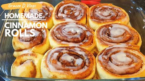 Homemade Cinnamon Rolls Recipe Youtube