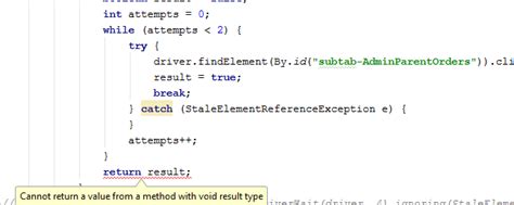 java how to avoid “staleelementreferenceexception” in selenium