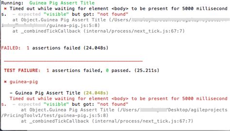 javascript error retrieving a new session from the selenium server