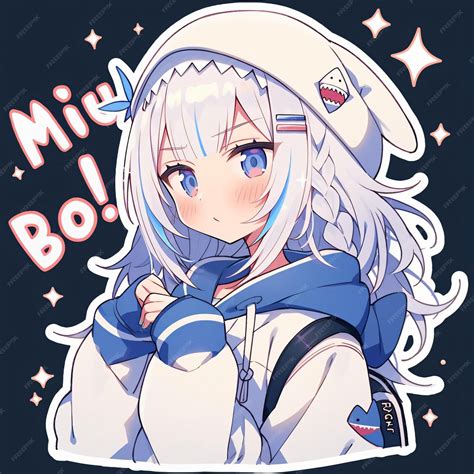 Sticker De Anime Lindo Sticker De Anime Kawaii Sticker De Anime Chibi