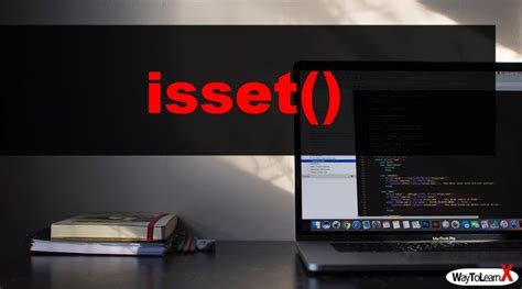 php isset waytolearnx