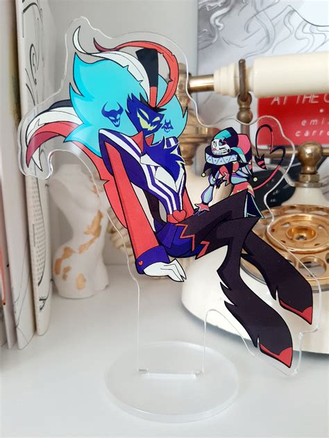 Asmodeus X Fizzaroli Acrylic Stand Helluva Boss Inspired Etsy Uk