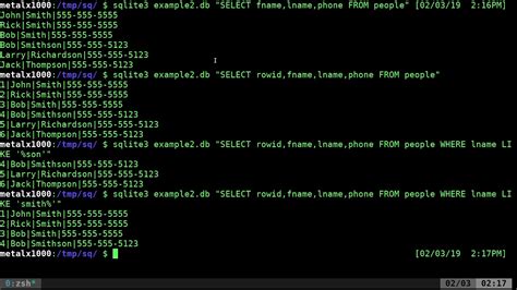 beginners tutorial on sqlite3 in the linux shell script part 2 youtube