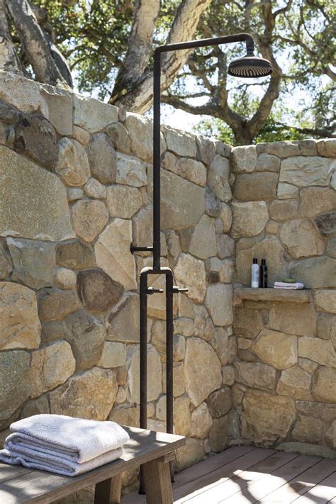 15 Stunning Outdoor Shower Ideas To Borrow For Your Own Backyard