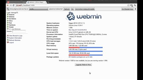 instalación webmin y servidor dns bind ubuntu youtube