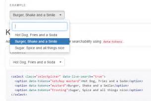 javascript how can i put an input in the top of select tag for