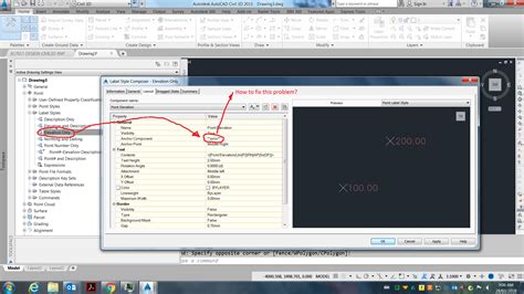 point label elevation problem in c3d 2015 autodesk community