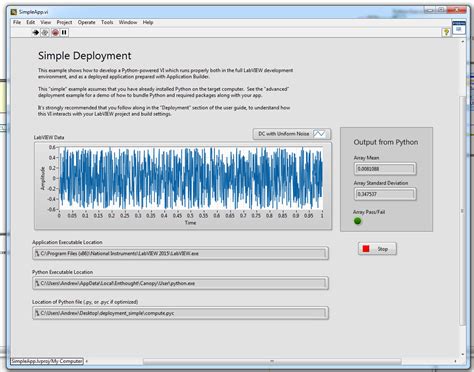 deploying python powered labview applications — python integration