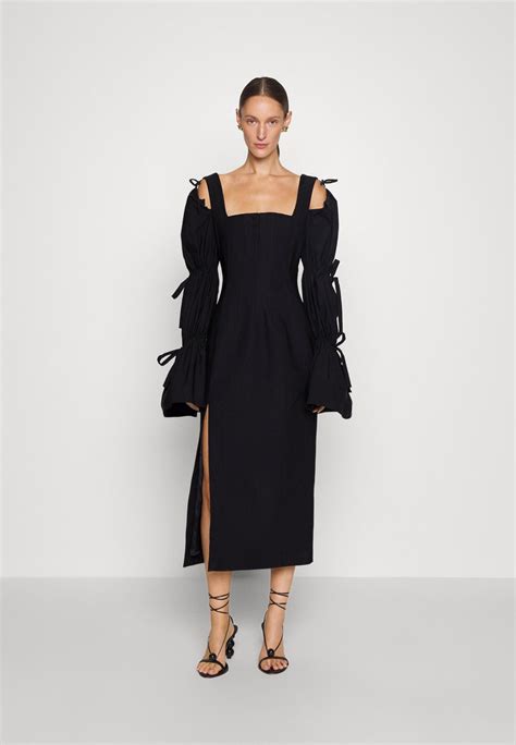 Sara Battaglia Longuette Dress Cocktailkleid Festliches Kleid Black