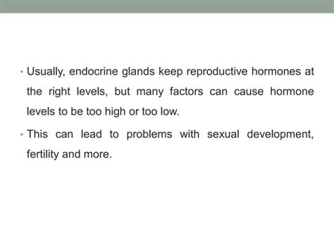 Sex Hormone Disorders Pathophysiology Ppt
