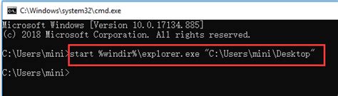 how to open a file folder in command prompt cmd windows 10 minitool