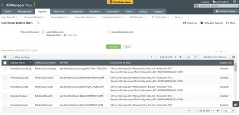 ms lync server lcs ocs management and reporting via manageengine