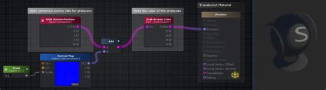 unity products amplify shader editor grab screen position