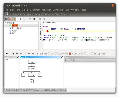 antlr recursion stack overflow