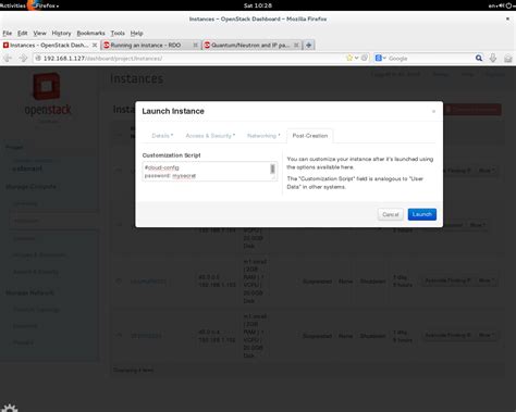 multi node openstack rdo havana xen virtualization on