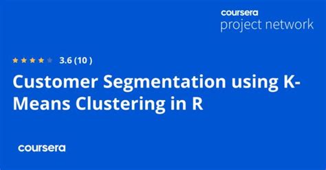 Customer Segmentation Using K Means Clustering In R Coursya