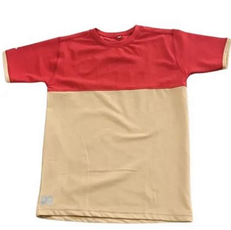 Round Half Sleeve Mens Fancy Lycra T Shirt Size Medium At Rs 130
