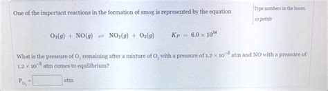 Solved Calculate Kc For The Following Reaction