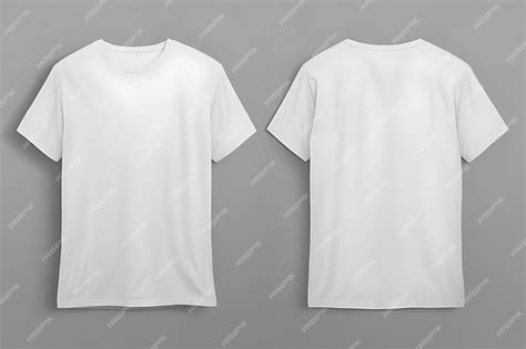 Plain White T Shirts Template