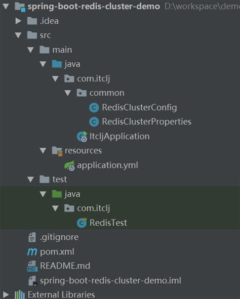 spring boot redis cluster简单整合例子
